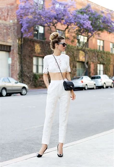 7 Street Style Ways To Rock White Pants This Spring