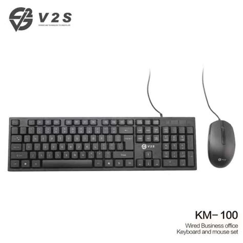V2s Km100 Gaming Keyboard Usb Keyboard Office Home Helper Bundle Keyboard And Wired Mouse