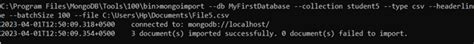 Import CSV File Using Mongoimport In MongoDB Spark By Examples