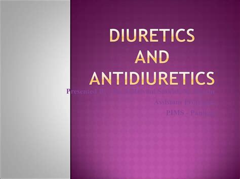 Diuretics Ppt