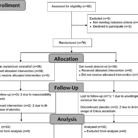 CONSORT Flowchart Of The Participants Of The Study Download Scientific Diagram