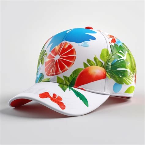 Summer Cap Psd On A White Background Premium Ai Generated Psd
