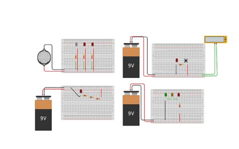 Circuit Design Breadboard Tinkercad