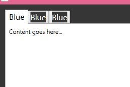 C WPF Tab Theme Without Any Mouseover Effect Stack Overflow