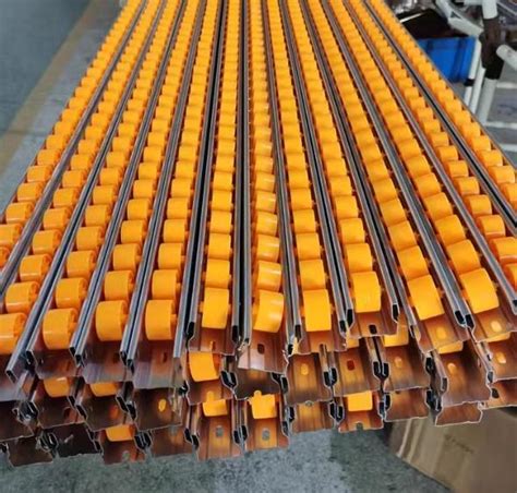 Roller Track Industrial Placon Plastic Roller For Lean Pipe Racking