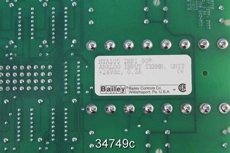 Used ABB NTAI05 Analog Input Termination Unit 34749 For Sale At Can Am Machinery Inc