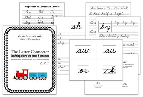 Letter Connector Making Cursive Connections Half A Hundred Acre Wood