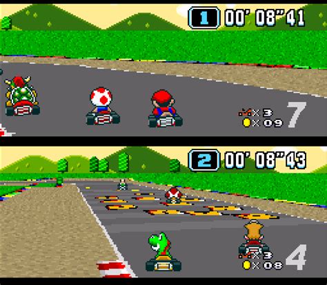 Super Mario Kart Screenshots Gamefabrique