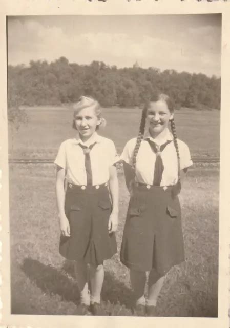 Vintage Foto Bildh Bsche Bdm M Dchen Lange Z Pfe Wk Eur Picclick De