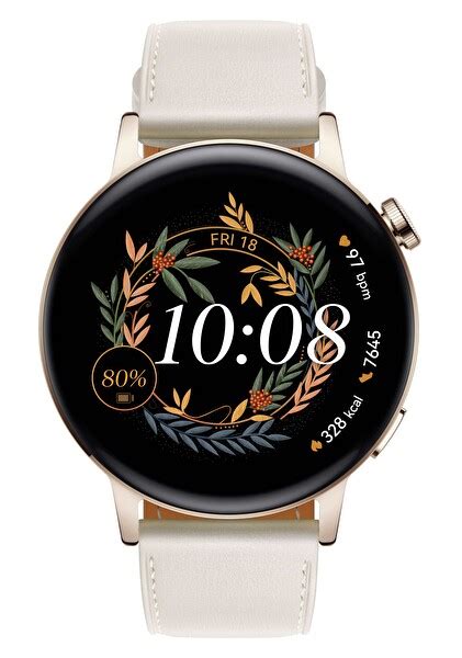 Huawei Watch GT3 Elegant 42 MM Saat Beyaz Fiyatı ve Özellikleri ...