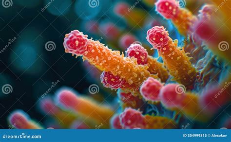 Proteus Mirabilis Bacteria Under A Microscope Ai Generated Stock Illustration Illustration Of