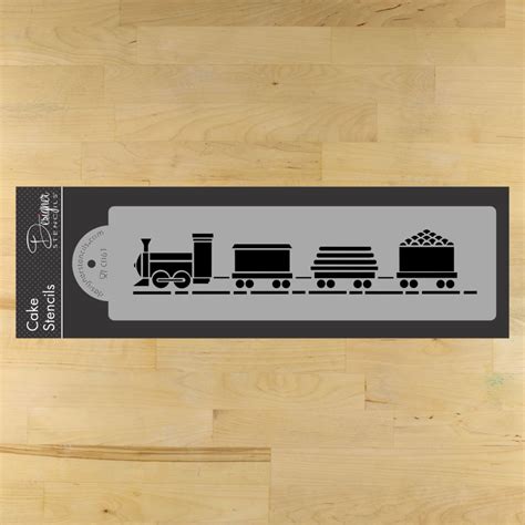 Train Stencil For Cake Decorating By Designer Stencils Confection
