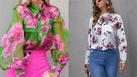 ۴۳ مدل شومیز گلدار جدید ۱۴۰۲ ؛ زنانه و دخترانه بلند و کوتاه 2023 ماگرتا