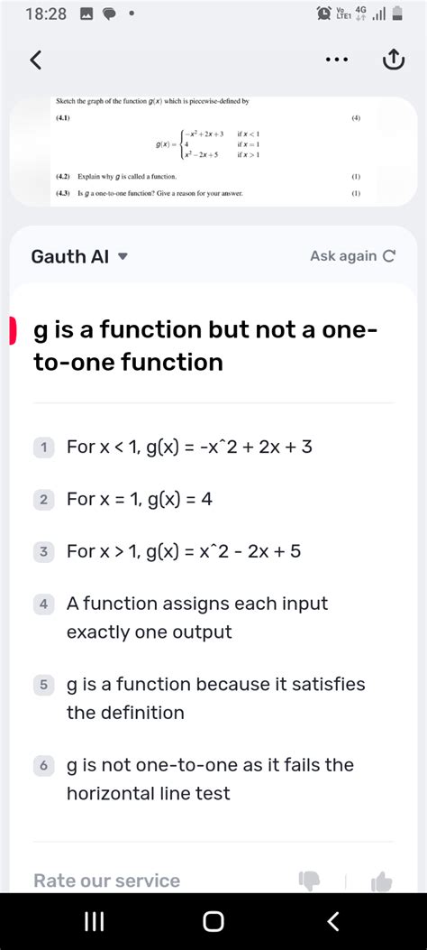 1828 11 Sketch The Graph Of The Function G X StudyX