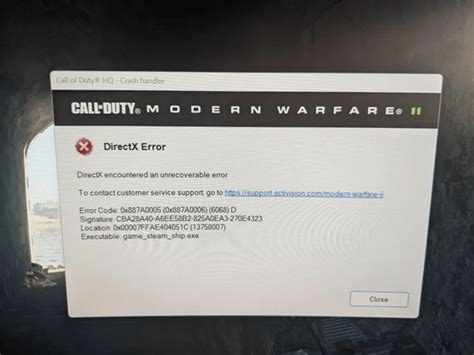 Warzone 2 Directx Error Since Season 3 Update R Codwarzone