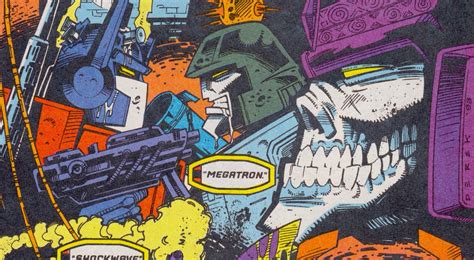 Transformers Graphic Novel Art Transformers Generation 2 1 Four
