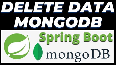 Delete Data In Mongodb Using Spring Boot And Postman REST API Tuorial YouTube