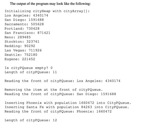 solved comp 53 priority queues lab instructions in this