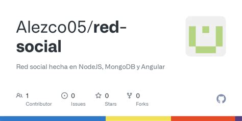 Github Alezco05red Social Red Social Hecha En Nodejs Mongodb Y Angular