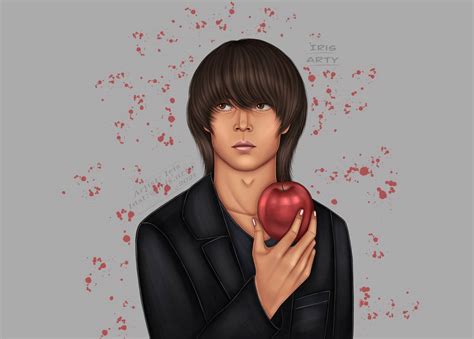 Yagami Light Death Note Fanart By Irisarty7 On Deviantart