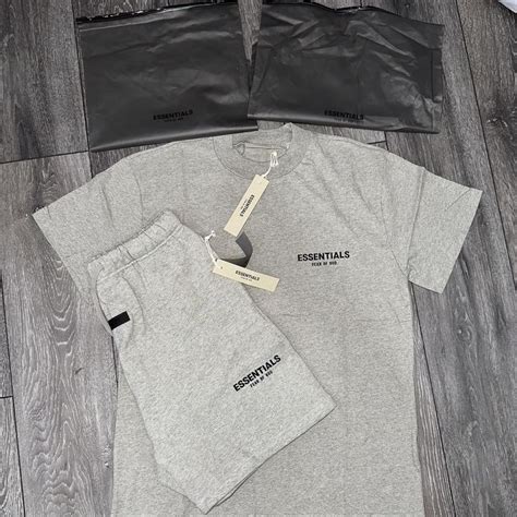 Essentials Fog Short Set Ss22 Grey