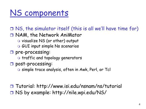 Ppt Introduction To Ns 2 Network Simulation Basics Powerpoint Presentation Id6946635
