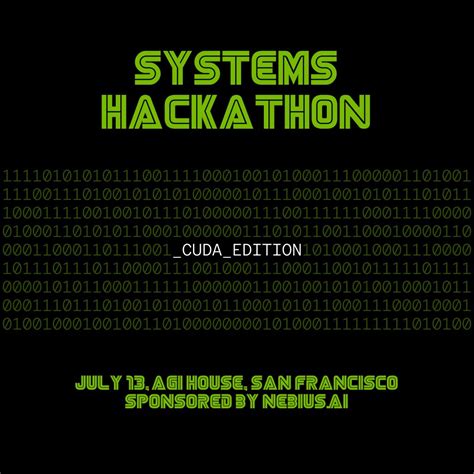 Nebius Ai On Linkedin Cuda Hackathons Events H100 Gpus