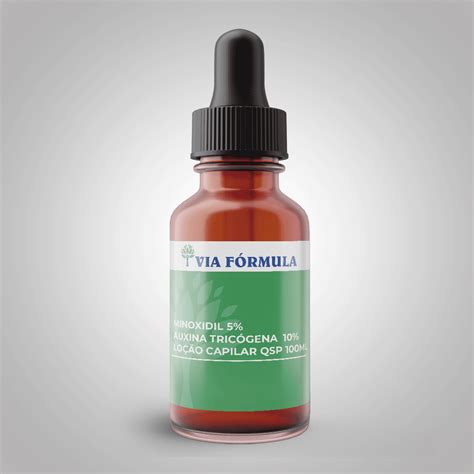 Minoxidil 5 LoÇÃo Capilar Qsp 100ml Tratamento Capilar