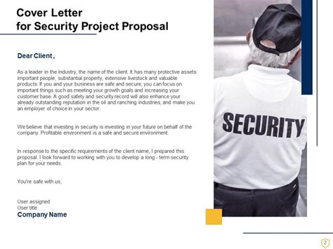 Security Project Proposal Template Powerpoint Presentation Slides