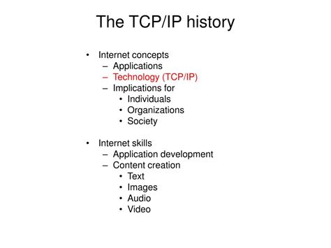 Ppt Tcpip History Powerpoint Presentation Free Download Id945454