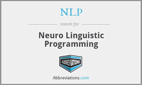 What Does NLP Stand For