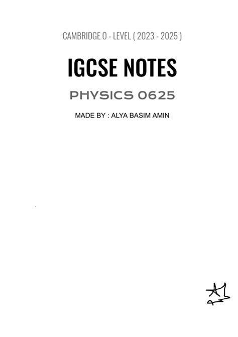 Book Review 0625 Cambridge Igcse Physics Motion Forces And Energy 0625 Stuvia Us