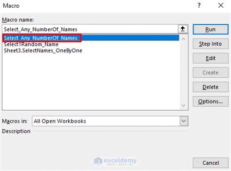 Excel Vba Random Selection From List 3 Examples Exceldemy