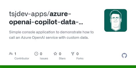 Github Tsjdev Appsazure Openai Copilot Data Console Simple Console Application To