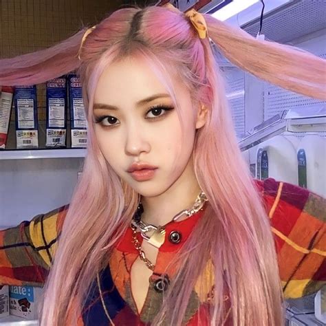 Blackpink Rosé Rose Pink Hair Rose Hair Color Rose Hair