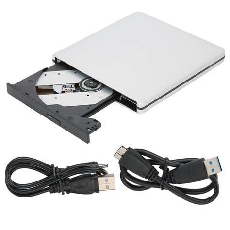 Super Slim Drive USB3 0 Interface Portable External DVDRW CD VCD Optical Disc Rewriter Walmart Com