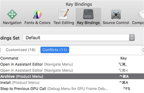 Ios How Can I Create A Shortcut To Archive In Xcode Stack Overflow