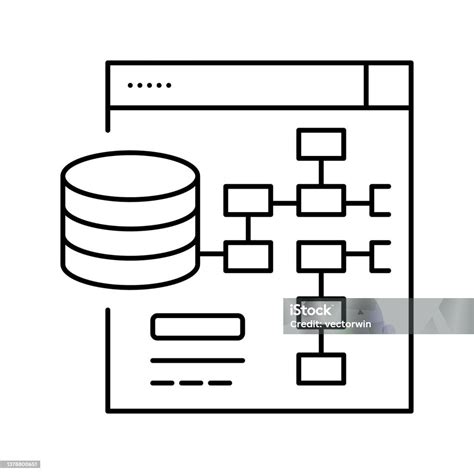디지털 프로세싱 라인 아이콘 벡터 일러스트레이션 플랫 다운로드에 대한 스톡 벡터 아트 및 기타 이미지 다운로드 데이터