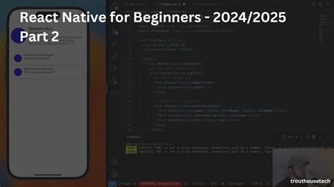 React Native Typescript And Firebase Tutorial For Beginners Social Media In 20242025 Part