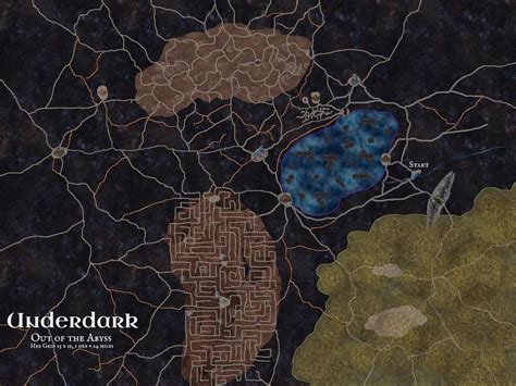 Underdark Map By Repsesper On Deviantart Fantasy City