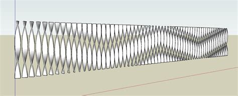 create another kind of wavy railing tutorials sketchup community