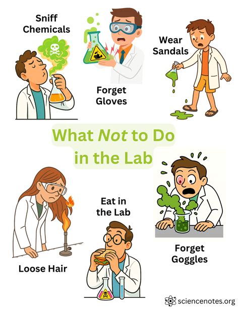 Lab Safety Poster Pack Free Printable Pdfs For Science Labs