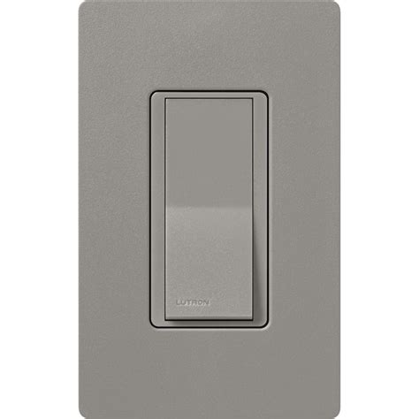 Lutron Claro 15 Amp Single Pole Rocker Master Light Switch Cobblestone Sc 1ps Cs At