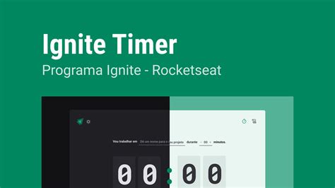 GitHub ivanrpassos ignite timer O Ignite Timer é uma aplicação que possuí diversas features e