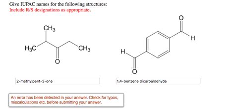 Question 19 Give The Iupac Name For The Following Cheggcom