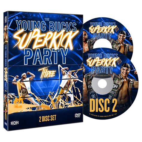 Roh Best Of The Young Bucks Superkick Party Part 3 2 Disc Dvd Set