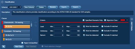 Classifying Particles To A Standard Gsr And Astm E1588 20 Oxford