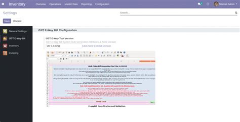 Odoo GST E Way Bill GST E Way Bill Odoo GST Road Permit