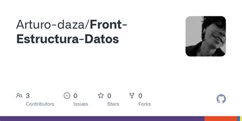 github arturo daza front estructura datos