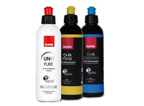 Rupes Komplett Polish Kit Rupes Grov Medium Og Fin Polish Garasjetid